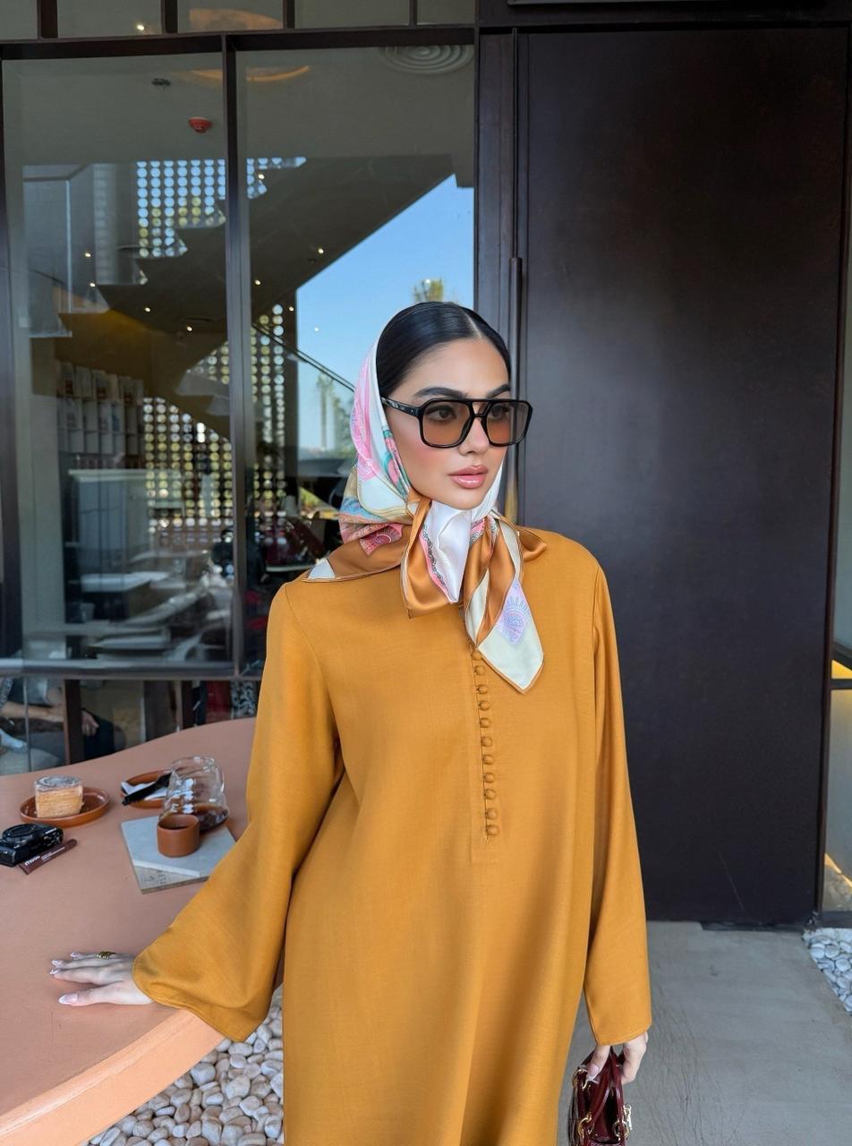 Yellow Ochar Stole – ZIVA